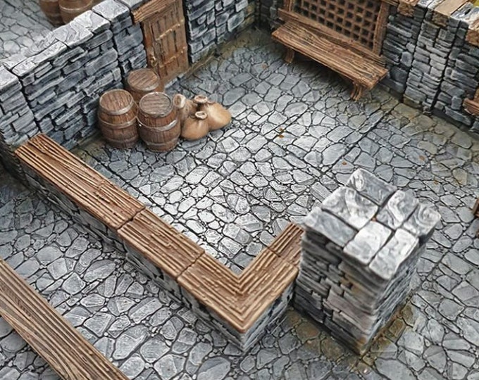 Dnd Terrain Stone Bar - Fantasy Goblin Dwarve Elves and Demons | 28mm ...