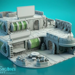Space Building 40k Terrain for Sci Fi, Dungeons and Dragons, Dnd, Kill ...