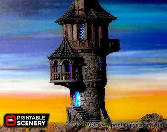 Dnd Terrain Demon Infernal Tower Dnd D&D 28mm Miniature - Etsy