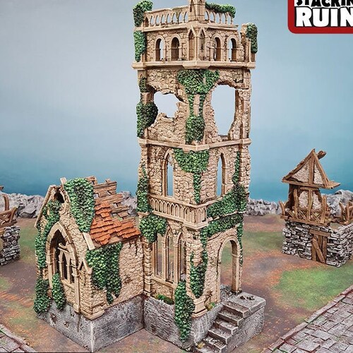 Evil Sorcerers Tower Dnd Miniature Terrain for Dungeons and - Etsy