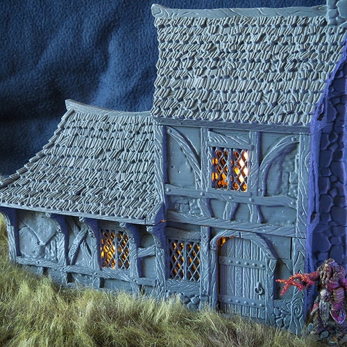 Dnd Small STONE House Village Tabletop Terrain Miniature RPG | Etsy