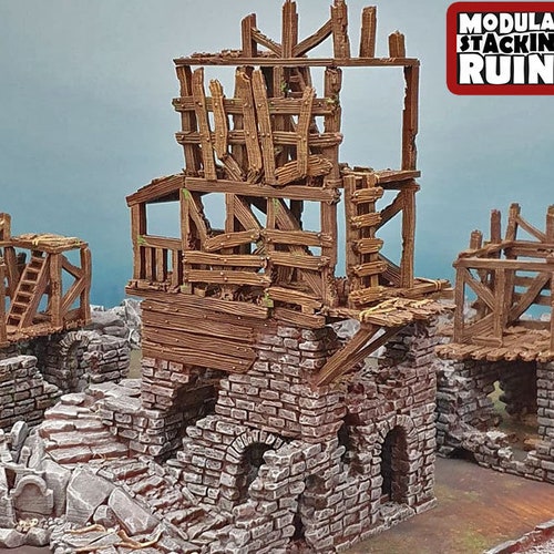 Modular RPG Fantasy Ruins-3 Terrain Dnd Pathfinder - Etsy
