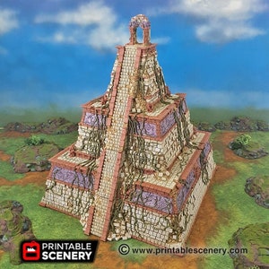 Ancient Pyramid of K’aas Dnd Miniature Terrain, Dungeons and Dragons ...