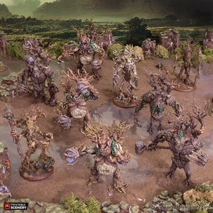 Tree Creatures Dnd Terrain Bundle Set Dnd Miniature Terrain, Dungeons ...