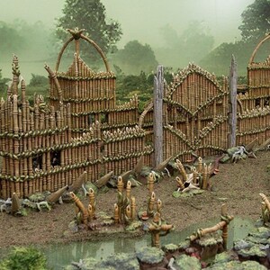 Bamboo Bundle Dnd Terrain Bundle Set Dnd Miniature Terrain, Dungeons ...