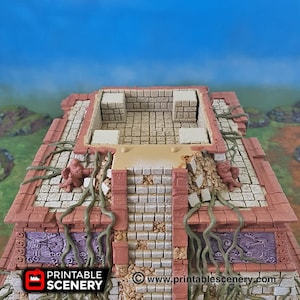 Ancient Pyramid of K’aas Dnd Miniature Terrain, Dungeons and Dragons ...