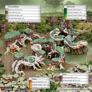 Gloaming Swamp Wild Roots Dnd Miniature Terrain, Dungeons and Dragons ...
