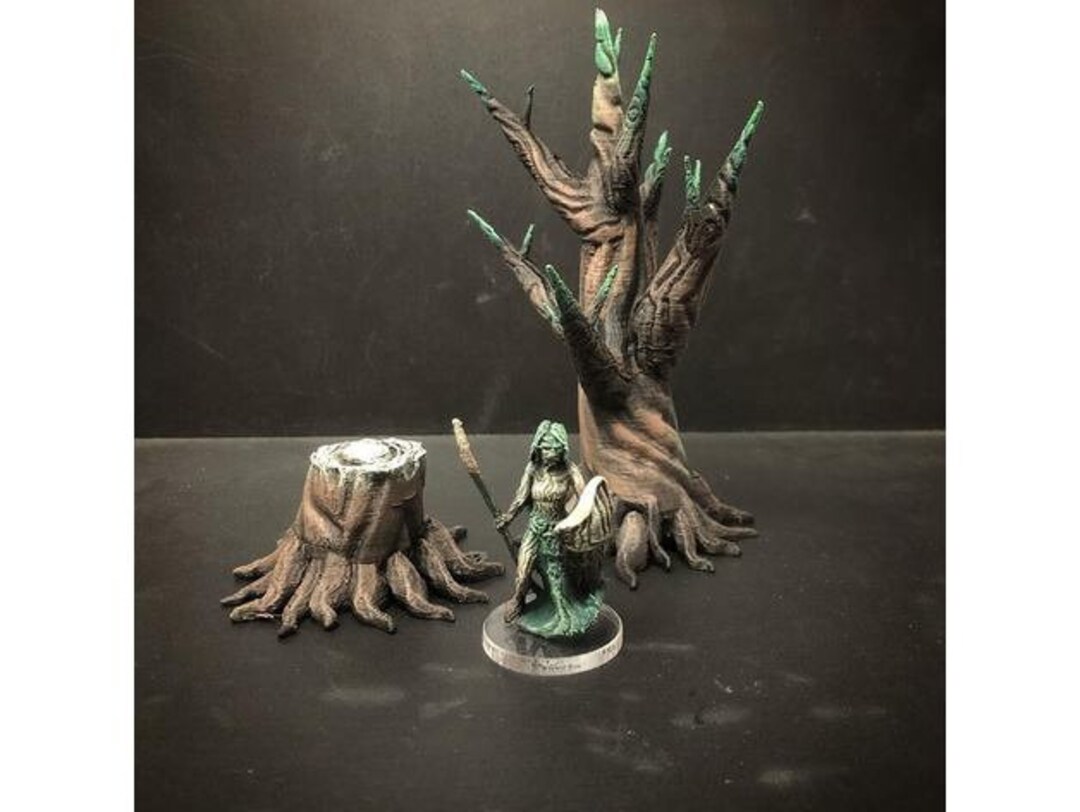 Forest Tree Dnd Miniature Terrain, Dungeons and Dragons, D&D ...