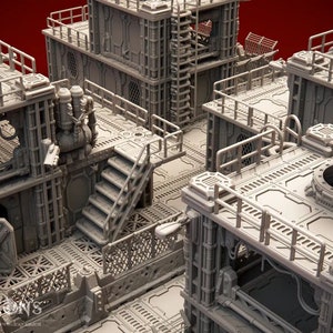 Precinct Umbra Building 40k Terrain for Sci Fi, Star Wars Legion, Kill ...