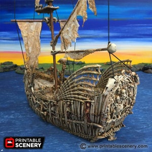 Dnd Terrain Undead Fluyt Pirate Ship Necromancer - Dwarves, Elves and ...