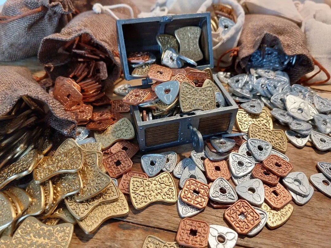 Dnd Coin and Bag Set Dnd Terrain for Dungeons and Dragons Terrain, D&D ...