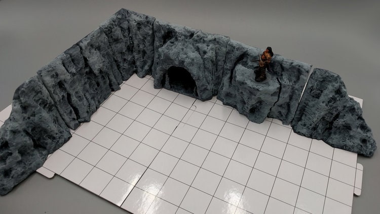 Modular Cliff Mountain Hill Scatter Terrain Dnd Pathfinder - Etsy