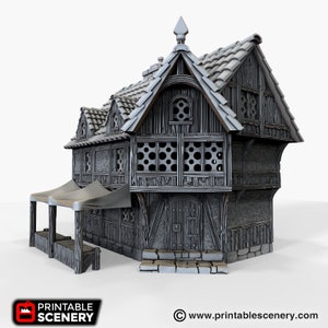 Merchants and Market Dnd Miniature Terrain for Dungeons and Dragons, D ...