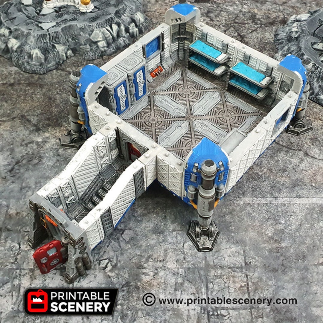 Sub Living Corridor for Sanctuary Moon Base Star Wars Legion Terrain ...