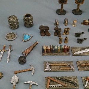 General Store Shelf Modular Dnd Miniature Terrain, Dungeons and Dragons ...