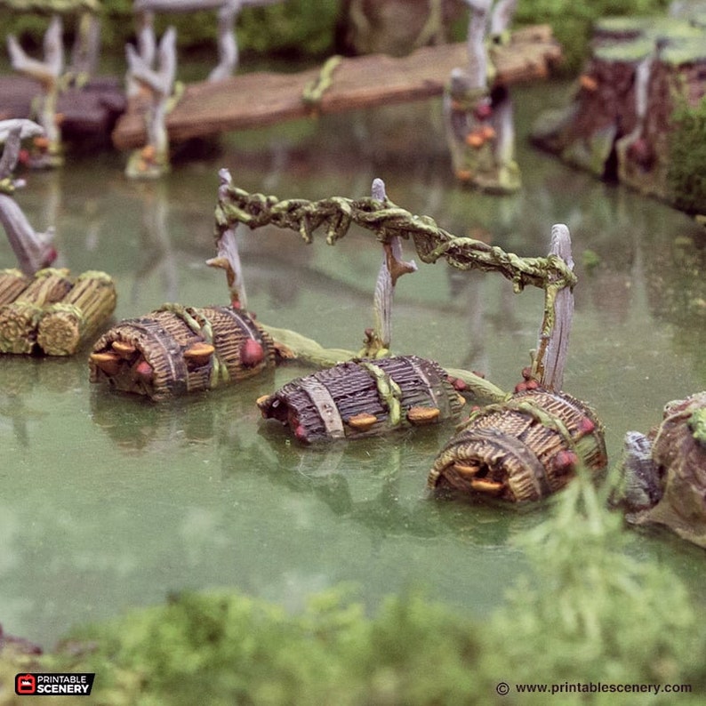 Gloaming Swamp Walkways Set Dnd Terrain, Dungeons and Dragons Terrain ...