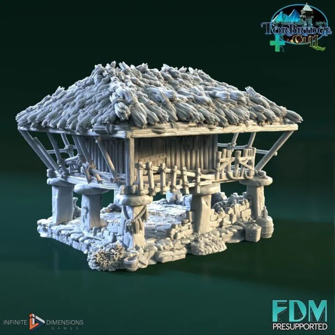 Torbridge Granary Terrain Dnd Miniature Terrain for Dungeons and ...