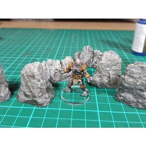 28mm Rock Dungeon Terrain Set for Dnd Pathfinder Legion Imperial ...