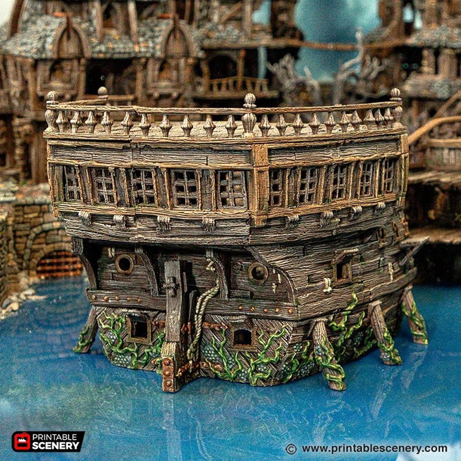 The Shipwrecked Siren Dnd Terrain, Dungeons and Dragons Terrain, Cities ...