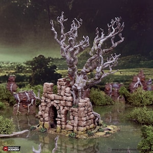 Gloaming Swamp Wildwood Ruins Dnd Miniature Terrain, Dungeons and ...