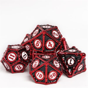 Fire Engine Steampunk Dnd Metal Dice Set for Dungeons and - Etsy