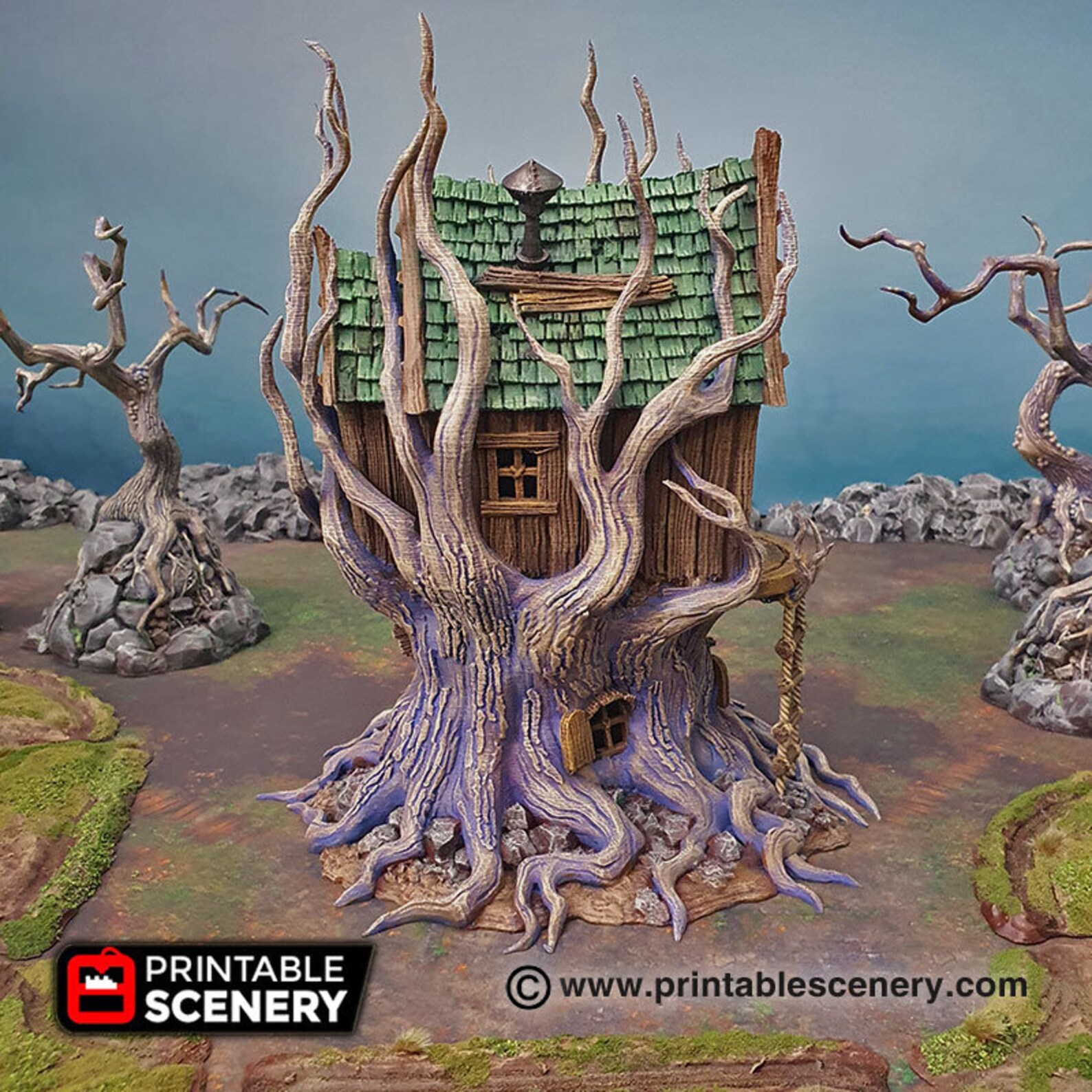 Shadowfey Feywild Cottage Dnd Miniature Terrain for Dungeons and ...