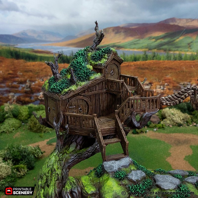 Rise of the Halflings Ranger Barracks Terrain for Dungeons and - Etsy