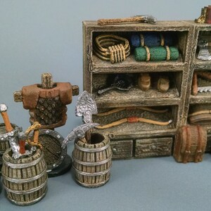 General Store Shelf Modular Dnd Miniature Terrain, Dungeons and Dragons ...