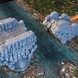 City of Tarok Modular Bridge Dnd Miniature Terrain for Dungeons and ...