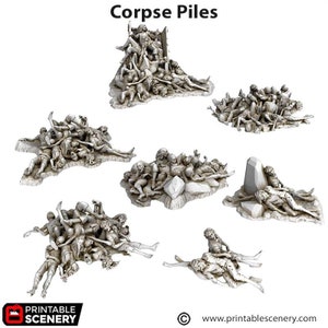 Corpse Piles Set Dnd Terrain, Dungeons and Dragons Terrain, Cities of ...