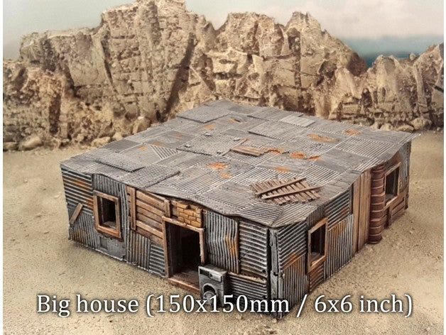 Gasland Shanty Houses Dnd Pathfinder Role Play Terrain Not Finished ...