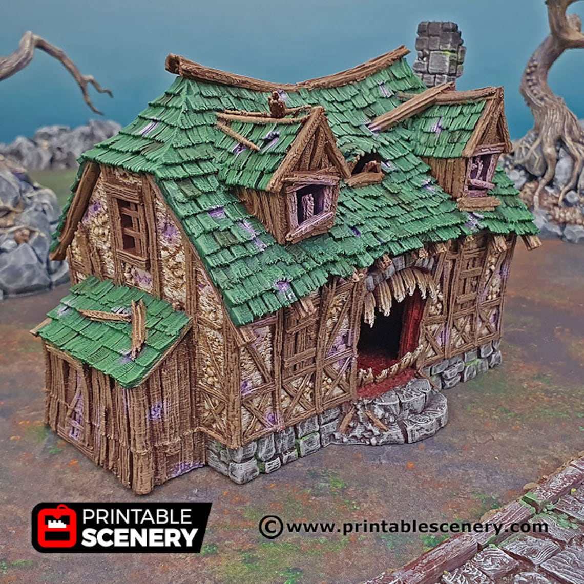 Shadowfey Mimic House Dnd Miniature Terrain for Dungeons and - Etsy ...