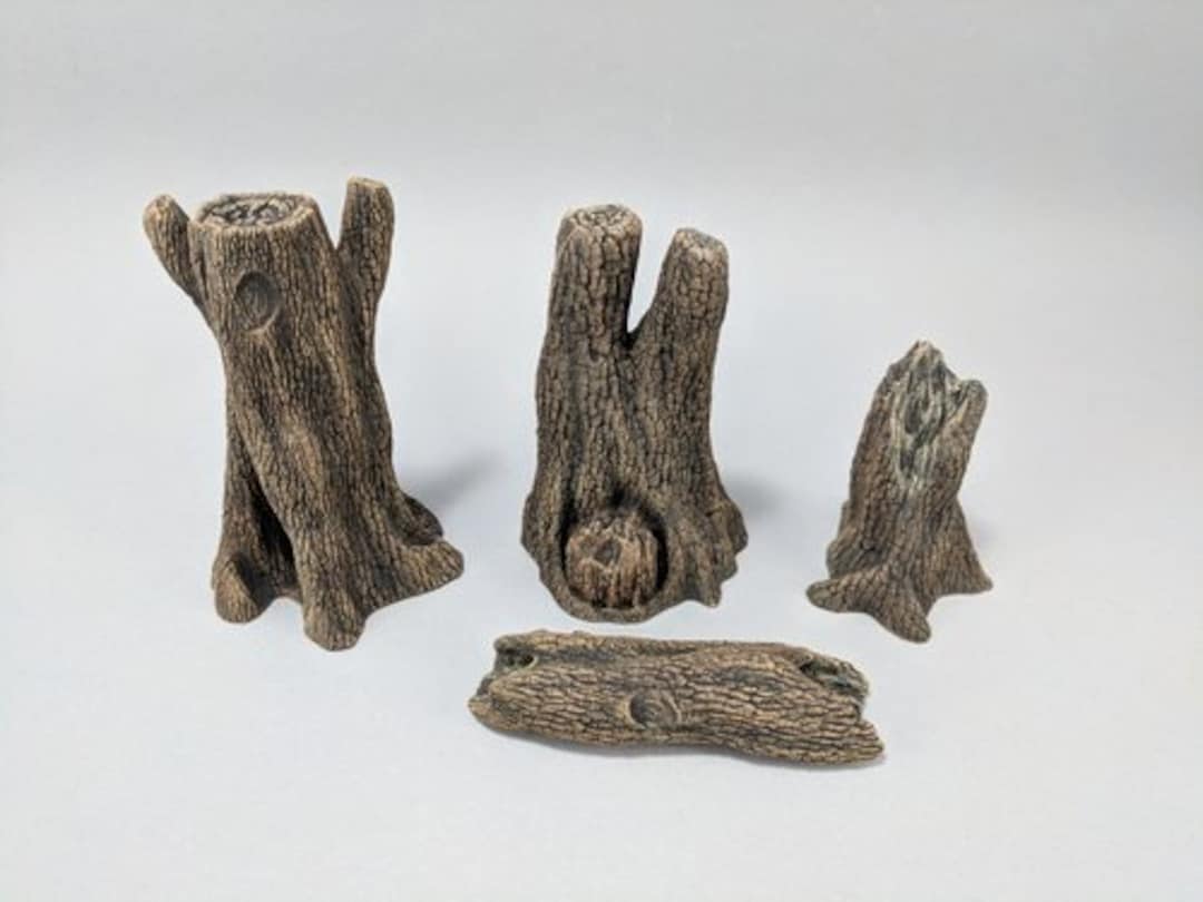 4 Forest Trees Dnd Miniature Terrain, Dungeons and Dragons, D&D ...