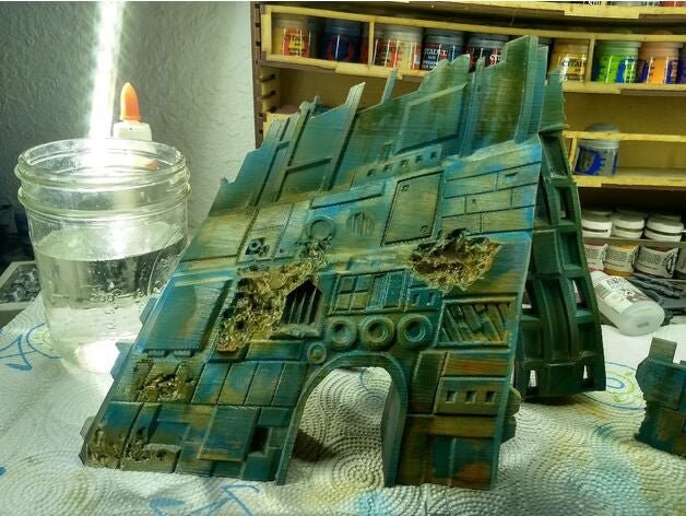 Massive 28mm Legion Imperial Assault Starship Wreck Spaceship | Etsy