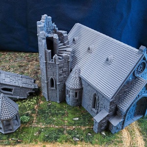 Church Dnd Miniature Terrain for Dungeons and Dragons, D&D, D and D ...