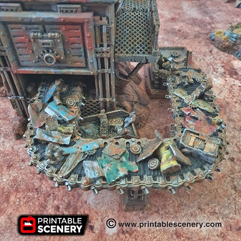 Recycling Tower for Wasteworld Terrain, Gaslands, Dnd, D&D, Dungeons ...