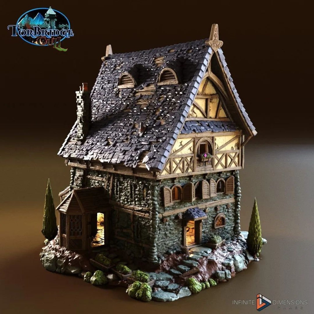Torbridge Widow’s Manor Set Dnd Miniature Terrain for Dungeons and ...