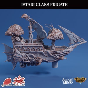 Istari Frigate Ship Dnd Terrain, Dungeons and Dragons, Dnd Miniature, D ...
