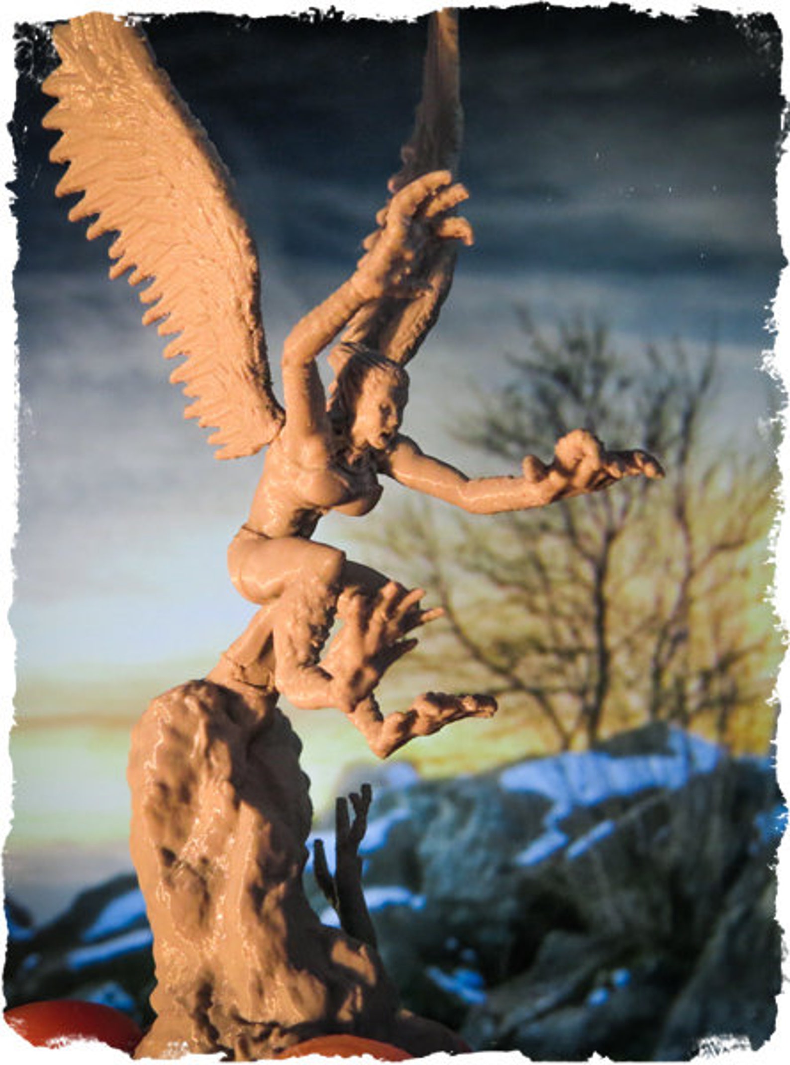 15mm 28mm 32mm DnD Miniature Harpies D&D Terrain Dungeons | Etsy