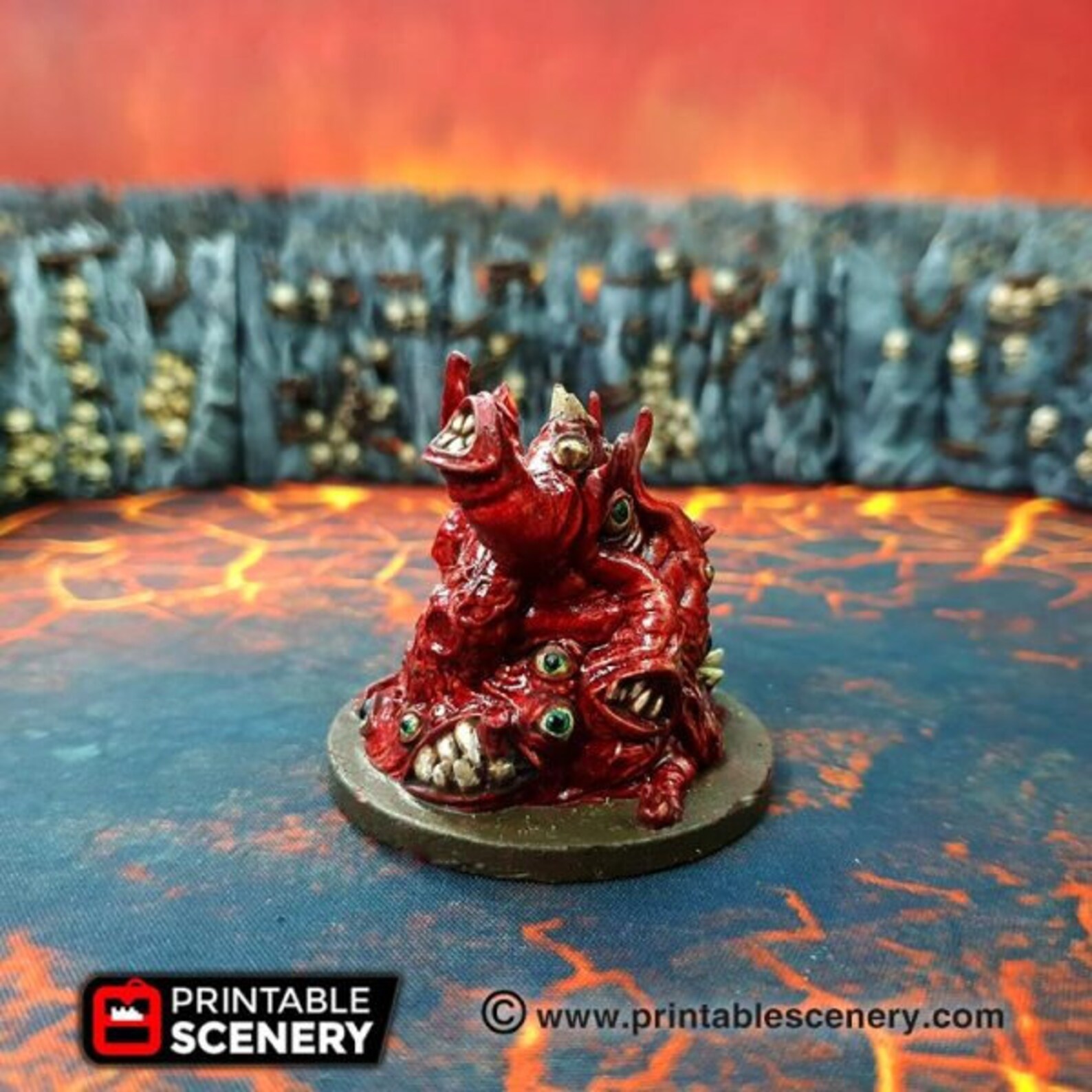 Dnd Terrain Demon Jabbering Horror Dnd D&D 28mm Miniature | Etsy