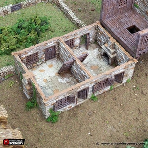 Cobblestone Way Set Dnd Terrain for Dungeons and Dragons Terrain, D&D ...