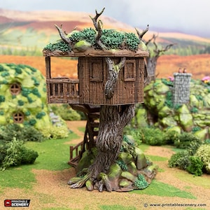 Tree House Dnd Terrain for Dungeons and Dragons Terrain, D&D, D and D ...