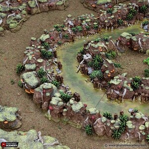 Gloaming Swampy River Dnd Miniature Terrain, Dungeons and Dragons ...