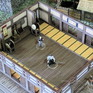 Japan Samurai Dojo Set Dnd Miniature Wargaming Terrain for Dungeons and ...