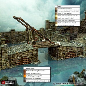 Port Lifting Bridge Dnd Terrain, Dungeons and Dragons Terrain, Cities ...