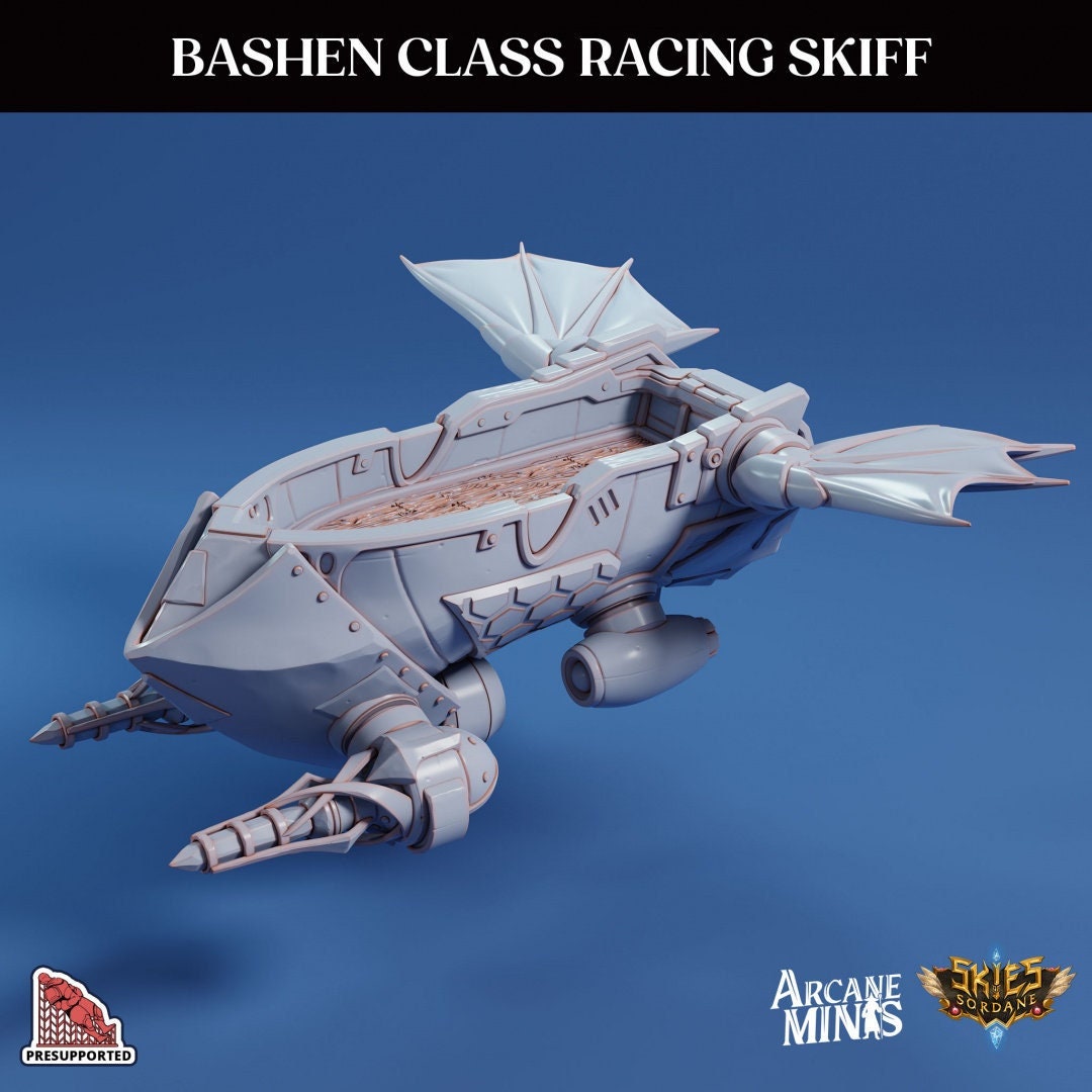 Bashen Class Racing Skiff Ship Dnd Terrain, Dungeons and Dragons, Dnd ...