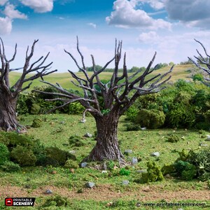 Oak Trees Dnd Terrain for Dungeons and Dragons, D&D, D and D, Miniature ...