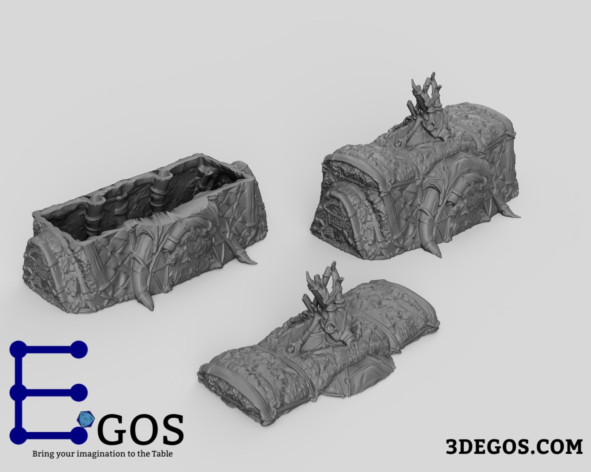 Wintertide Winter Chief Hut Dnd Miniature Terrain for Dungeons and ...