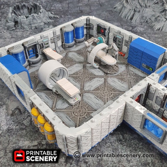 Medical Facility for Sanctuary Moon Base Star Wars Legion | Etsy