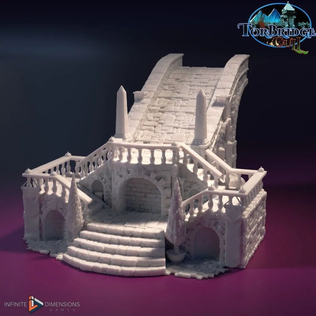 Bifurcated Stairs Torbridge Bridge Expansion Set Dnd Terrain for ...